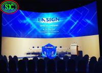 China Indoor/Outdoor Advertising Curved LED Display Screen IP34 3.91mm Pixel Pitch curved led display for sale