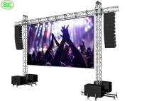 China P4 Indoor Outdoor Stage LED Screen for Rent 2500cd Brightness 4200Hz Refresh for sale