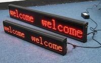 China Waterproof P10 Single Red LED Advertising Display Screen 10000 Dots IP65 3 Year Warranty for sale
