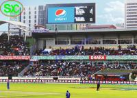 China P10 Outdoor SMD LED Perimeter Advertising Board 8000cd/m² WIFI Control for Stadium for sale