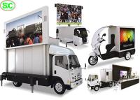 China Outdoor Mobile Advertising Truck Mounted LED Screen P5 8000cd Brightness 60Hz for sale