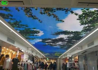 China Outdoor Foldable LED Curtain Video Wall P5 HD Flexible Ceiling Display 40000 Pixels for sale