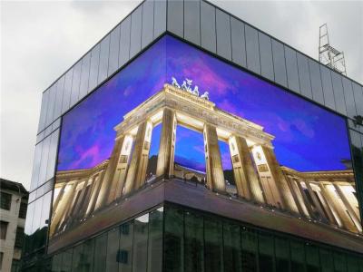 China Outdoor P10 SMD LED Video Wall Display - 10mm Pixel Pitch, 5000 cd/m² Brightness for Large Plaza Advertising for sale