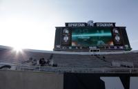 China P8 Outdoor Stadium LED Display Board 60Hz with Timing System for Sport Advertising for sale