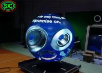 China Indoor 360 Degree Cylinder LED Display P3.91 500x500mm Curve Screen Advertising Billboard for sale