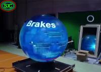 China HD Indoor Ball Sphere LED Display 64×32 Dots Resolution 4mm Pixel Pitch 62500 Dots/m² Full Color for sale