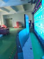 China Soft Module Flexible LED Screen , Curved Led Display Indoor P4 For Cylindrical Column for sale