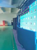 China Soft Module Flexible LED Screen , Curved Led Display Indoor P4 For Cylindrical Column for sale
