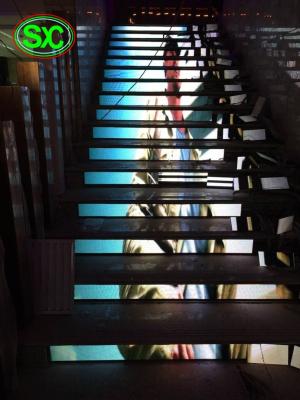 China P4 Indoor Full Color LED Floor Display 256x128mm Module Custom Size for Shopping Mall for sale