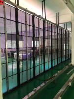 China P3.91-7.82 Full Color Transparent LED Screen 1000x500mm for Glass Curtain Walls for sale