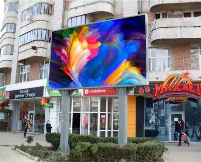 China P10 Outdoor Full Color LED Display Die-Cast Aluminum Cabinet 960x960mm IP65 for sale