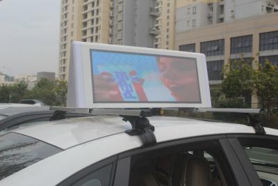 China P7.62 Wireless Transmission LED Car Screen 128x16 Pixels High Brightness 9-36V for sale