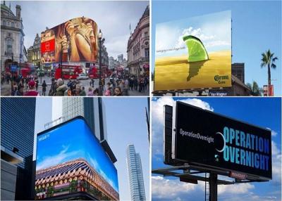 China P10 Outdoor Full Color LED Display Board 320x160mm Die Casting Aluminum 8000cd/m² for sale