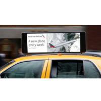 China Outdoor Car LED Sign Display 192x64dot 1R1G1B 5.95mm Pitch DC 5V for sale