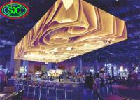 China P6 Outdoor Waterproof Full Color Transparent LED Screen 576x576mm Module 7500cd/m² Brightness for sale