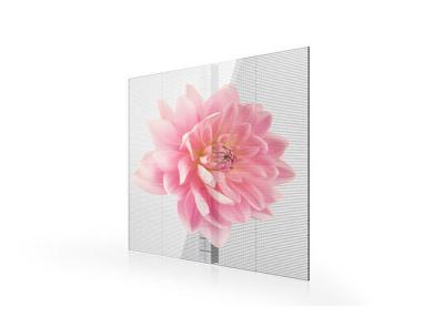 China P3.91-7.82 Transparent LED Screen 1000x500mm Full Color 2000cd Indoor Outdoor Display for sale