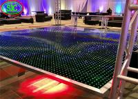 China SMD3535 Indoor Full Color LED Dance Floor Panel 4.81mm Pixel Pitch IP65 Waterproof for sale