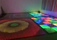 China SMD3535 Sound Active DJ LED Disco Dance Floor Panel 500x1000mm 4.81mm Pitch for sale
