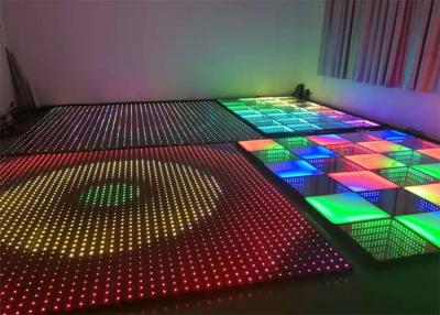 China SMD3535 Sound Active DJ LED Disco Dance Floor Panel 500x1000mm 4.81mm Pitch for sale