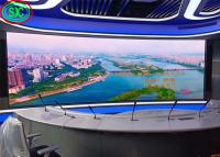 China Ticker Board Curved Indoor LED Video Display Module, Smd P4 LED Full Color Screen for sale