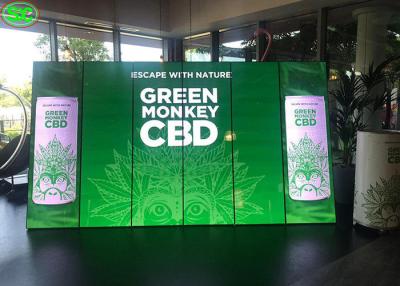 China Slim HD Indoor LED Poster Screen P2.5 Mirror Display Panel 2000x680mm 35kg for sale