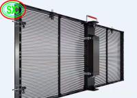 China Lightweight Aluminum Frame SMD1921 Transparent LED Screen 3.9-7.8mm Pitch 72% Transparency for sale