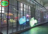 China Full Color Indoor SMD1921 Transparent LED Video Wall P3.9-7.8mm 72% Transparency 1000x500mm for sale