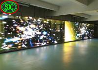 China Full Color HD Flexible Transparent LED Panel 4000cd/sqm 1000x500mm Glass Display for sale