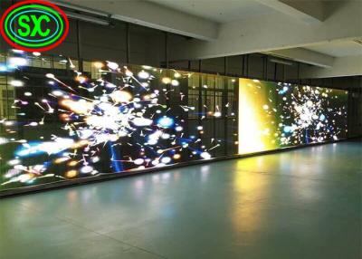 China Full Color HD Flexible Transparent LED Panel 4000cd/sqm 1000x500mm Glass Display for sale
