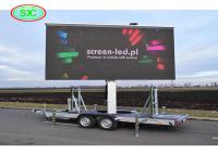 China Outdoor Car LED Sign Display 192x64dot 1R1G1B 5.95mm Pitch DC 5V for sale