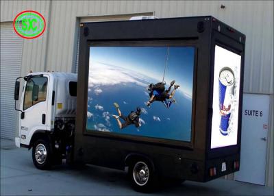 China P8 Outdoor Mobile Truck LED Sign Display 5500cd/m2 Brightness Full Color Screen for sale