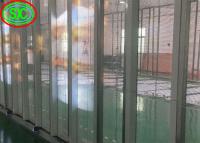 China Transparent LED Curtain Screen P3.91-7.82 5000cd 75% Transparency for Glass Display Advertising for sale