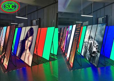 China P1.86 LED Poster Display 680x2000mm Aluminum Cabinet SMD2121 Chips for Indoor Advertising for sale
