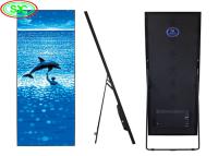 China Indoor P2.5 Full Color Mirror Led Poster Display Wireless USB 4G Smart Control for sale