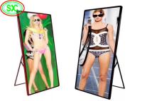China Aluminum Cabinet LED Poster Display 680x2000mm P1.86mm Pitch for Indoor Advertising for sale