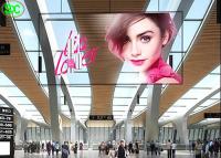 China P3.9 P7.8 Indoor 5000cd/m2 Transparent Led Screen for sale