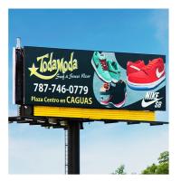 China Outdoor Waterproof Fixed Installation Electronic Led Advertising Screen Full Color for sale