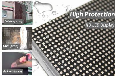 China Small Pixel Pitch Water Proof 1200cd/sqm Full Color Led Display Board for sale