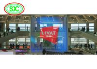 China Indoor Transparent LED Screen 3.91mm 7.8125mm SMD1921 for Shopping Mall Display for sale