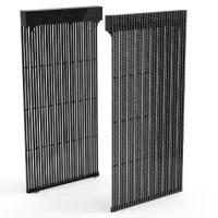 China P3.91 3.9x7.8mm SMD 1919 Transparent LED Curtain Display 14kg/sqm 2500cd/m2 for sale