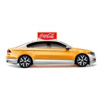 China P5 Full Color Double Sided Taxi Roof LED Display IP65 Waterproof 960x320mm for sale