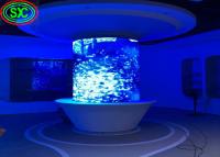 China P4.81 Flexible LED Display Screen 1000cd Brightness 43222 Pixels Outdoor Stage Curtain for sale