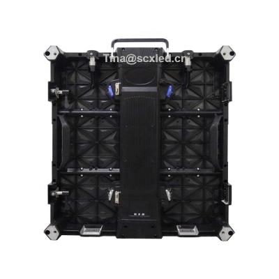 China Full Color G10.4 RGB LED Display Glass Wall Digital Transparent LED Curtain 1000x1000mm for sale