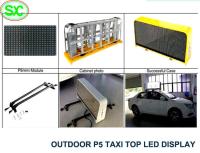 China Outdoor Car Roof Mounted P2.5 P3 P5 Advertising LED Screen 960x320mm 5000nits for sale