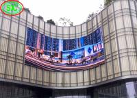 China P10 Outdoor Waterproof Full Color LED Screen 5500cd Brightness 10000 Pixels per Square Meter for sale