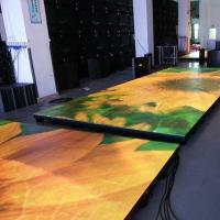 China P4.81 P3.91 P6.25 P5.95 Interactive Waterproof LED Dance Floor Screen 500x500mm for sale