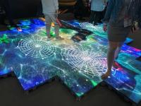 China SMD3528 P3.91 P4.81 Led Stage Interactive Panel 4500cd/sqm for sale