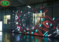 China P3.91 1000x500mm Transparent LED Wall Indoor Glass Display 5000cd/m2 70% Transparency for sale