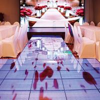 China RGB Glowing LED Dance Floor Waterproof Rating LSN/NoVa Control System0 for sale