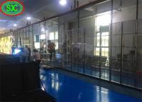 China Waterproof P3.91-7.82 Transparent LED Screen 500x1000mm 5000cd/m2 for sale